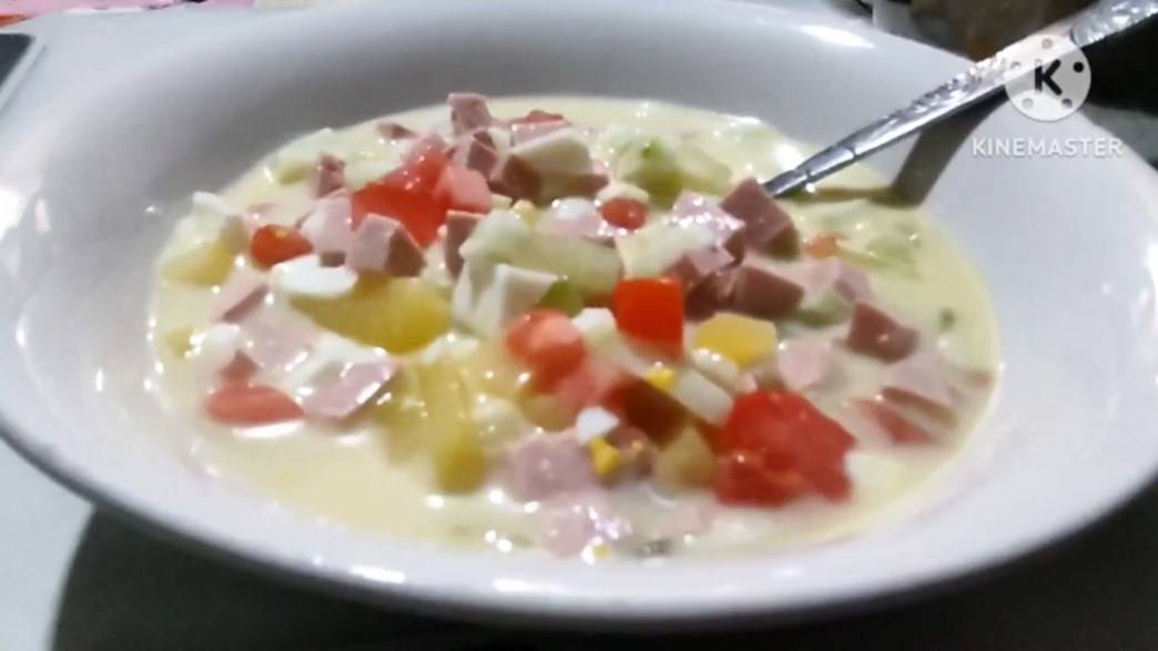 Окрошка, рецепт окрошки, ингредиенты. Новый ингредиент для окрошки