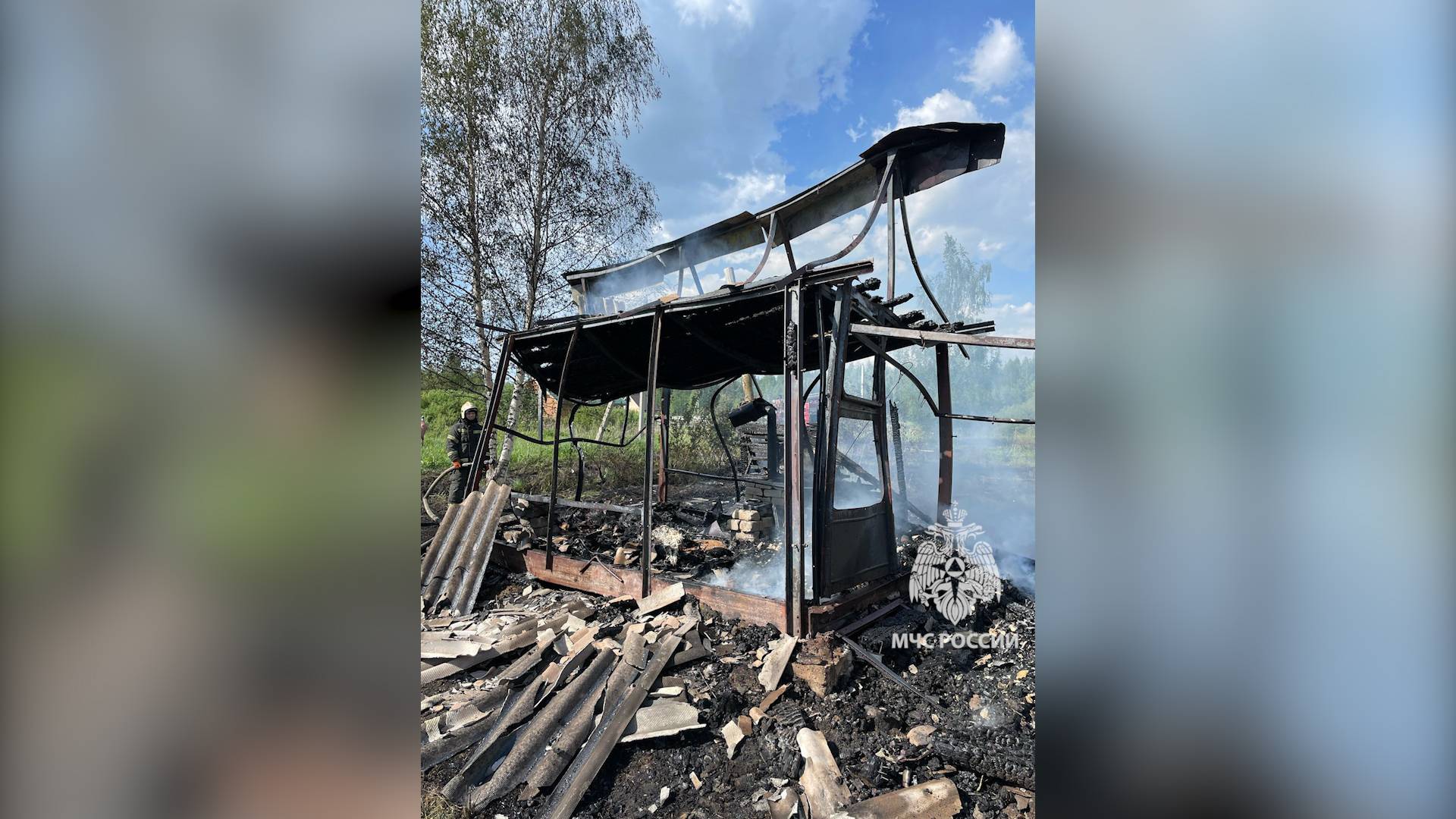 (Рыбинск-40) СГОРЕЛ НА ДАЧЕ