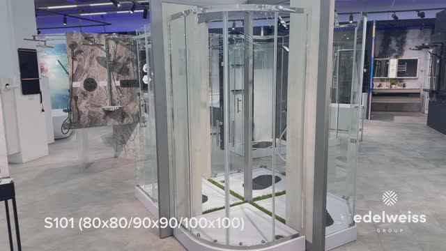 Душевой уголок Black & White S101