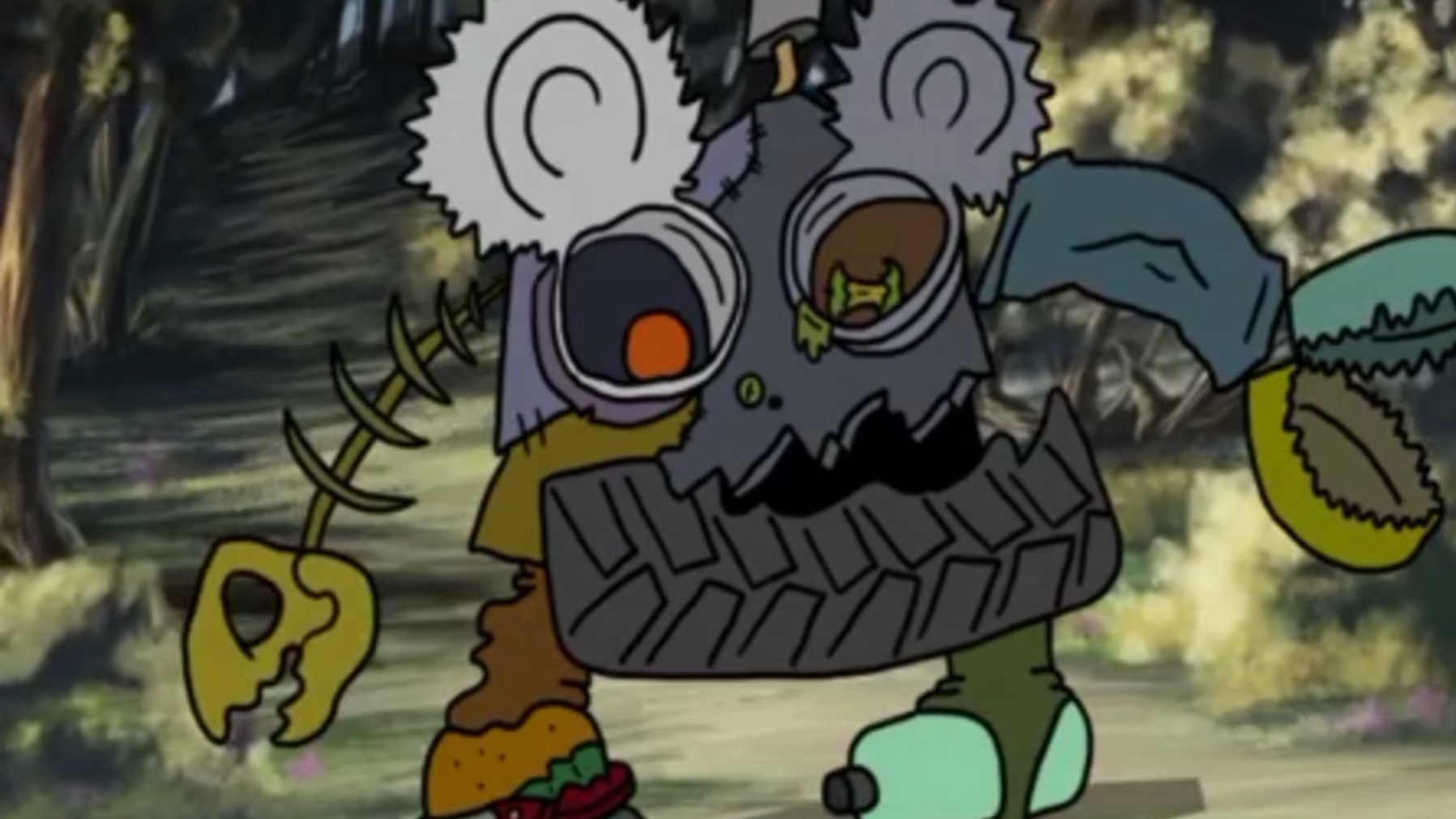 мусорные чудище