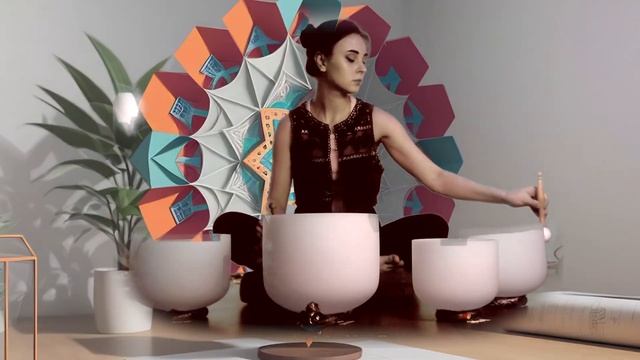 Heaven Ice Trip - Positive resonance - 432Hz - Crystal Singing Bowls Healing Sound Waves