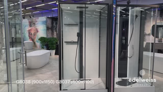 Душевая кабина Black & White G8038