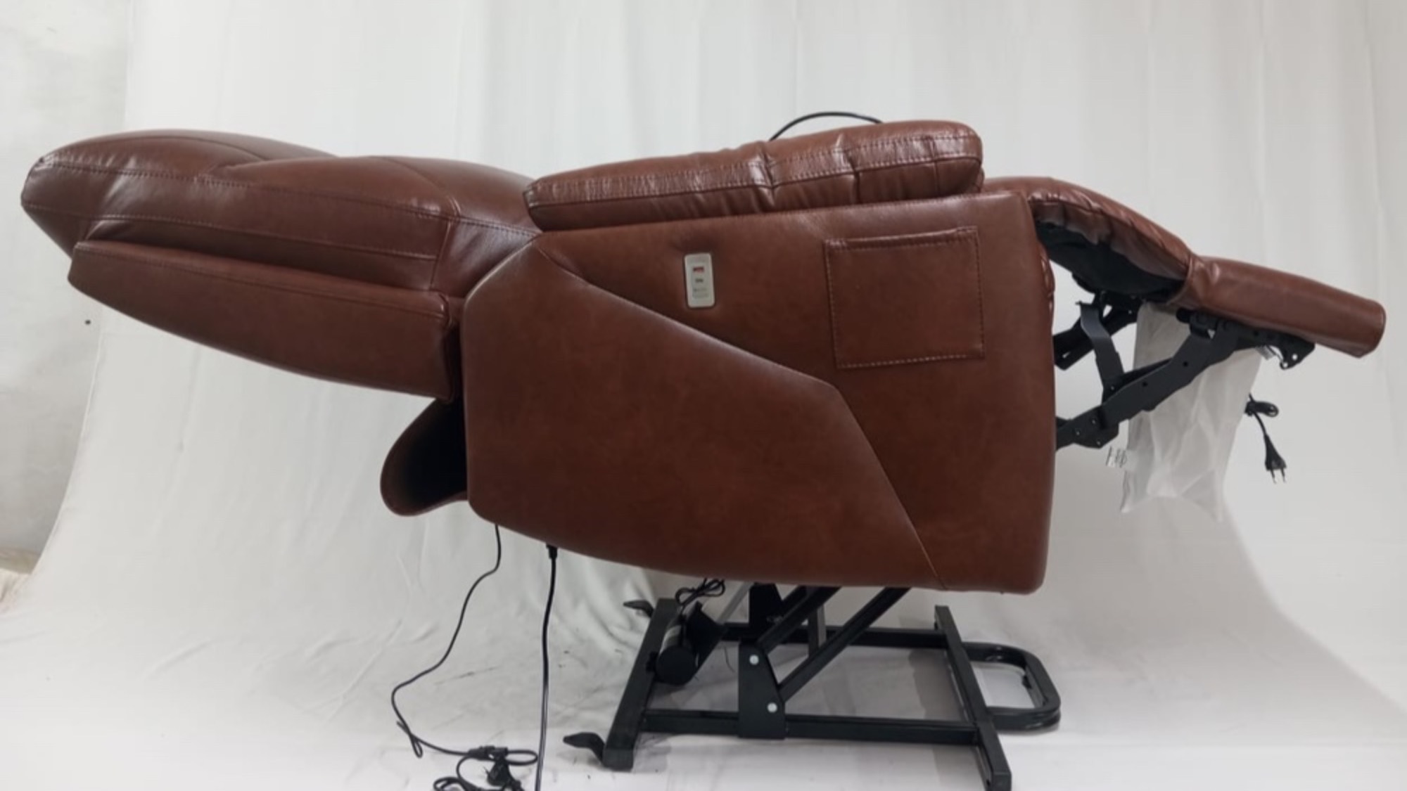 Трёхмоторное кресло-реклайнер Нью-Йорк для наращивания ресниц с подъёмным механизмом