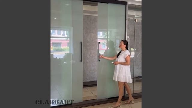 Раздвижная перегородка со смарт-стеклом