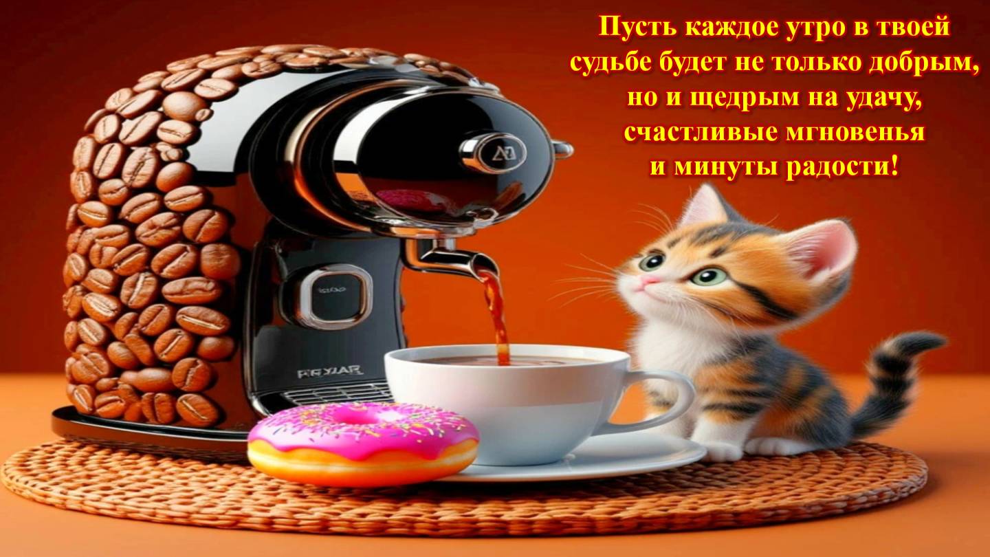 ЧУДЕСНОГО УТРА И ПРЕКРАСНОГО НАСТРОЕНИЯ!