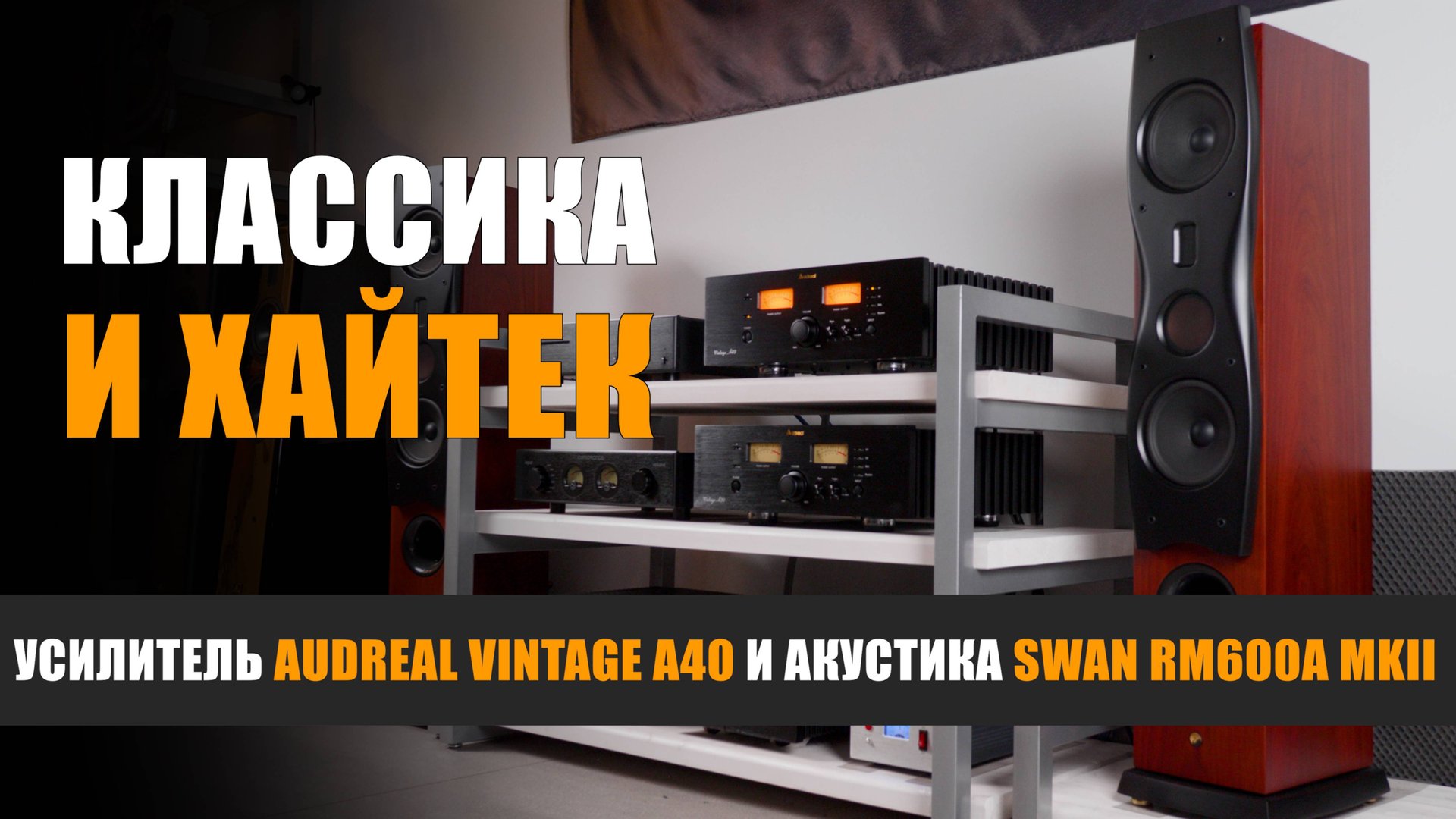 Классика и хайтек. Обзор системы Audreal Vintage A40 и Swan RM600A MKII от Наумов 2.0