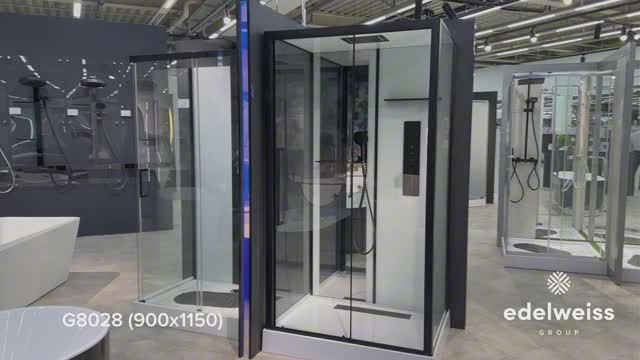 Душевая кабина Black & White G8028