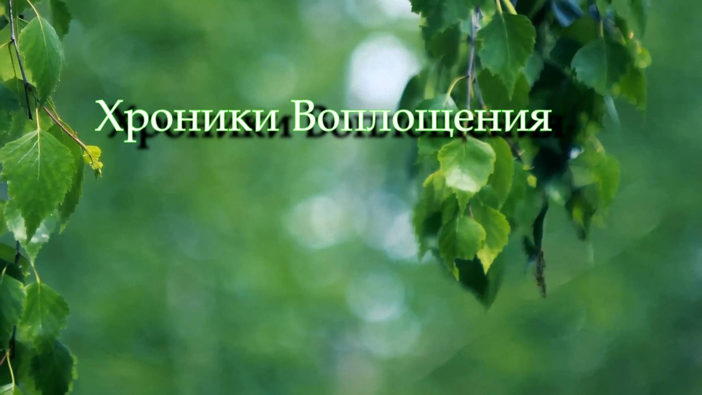 ХРОНИКИ ВОПЛОЩЕНИЯ