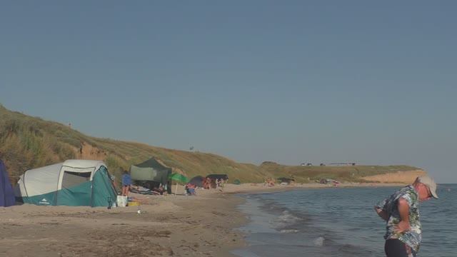 Безмятежный отдых в Крыму. Дикий пляж села Громово. Сезон 2023.