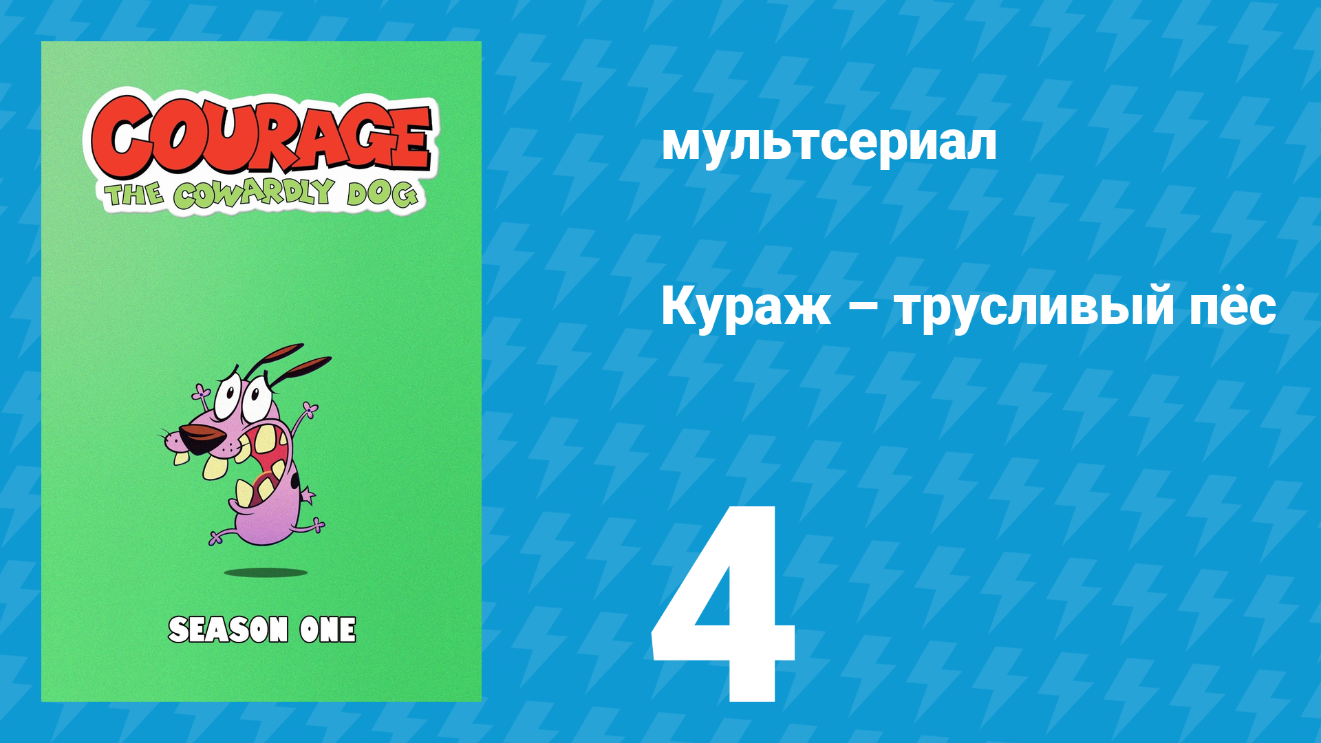 Кураж – трусливый пёс 1 сезон 4 серия «Демон из матраса / Безумный Фред» (мультсериал, 1999)