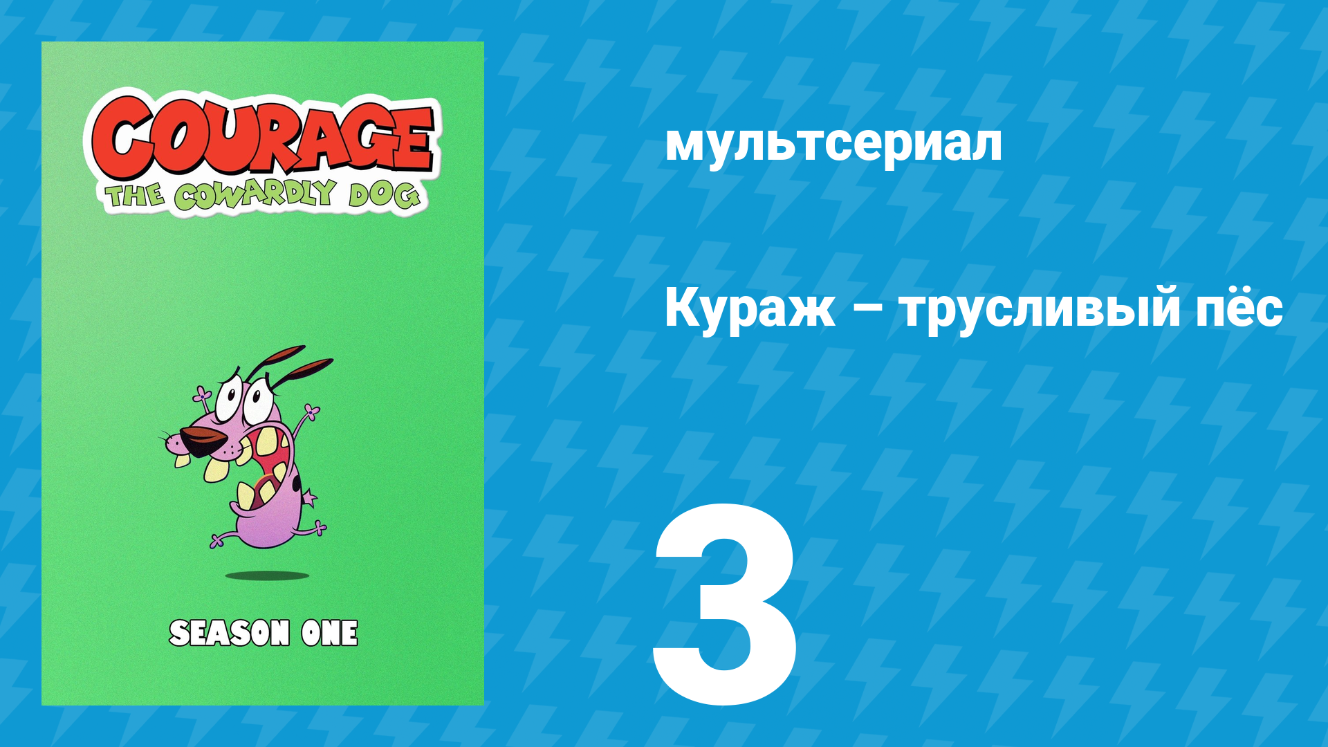 Кураж – трусливый пёс 1 сезон 3 серия «Кураж и Снежный Человек / Горячая голова» (мультсериал, 1999)