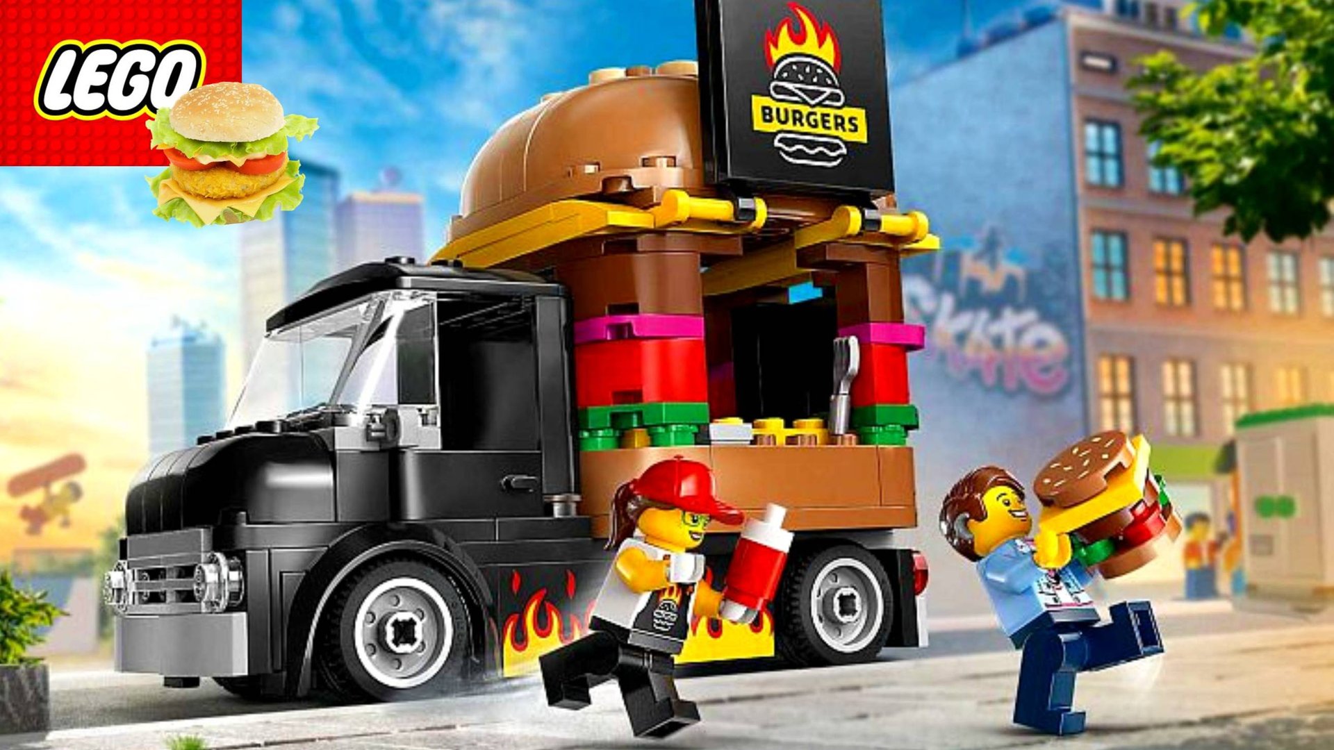 LEGO City 60404 Бургерная на колесах Обзор набора лего сити