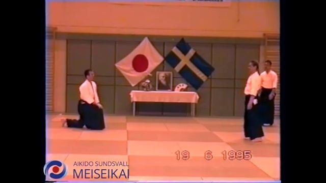 12 Aikido Shomen Uchi Kotegaeshi Nishio Sensei Uppsala 1995
