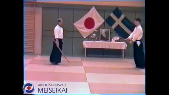 20 Aikido Ken Tai Ken Ai Hanmi Kotegaeshi Nishio Sensei Uppsala 1995