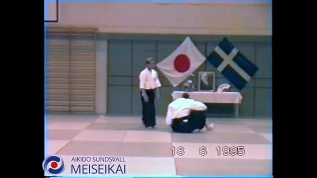 16 Aikido Ryotedori Shihonage Nishio Sensei Uppsala 1995