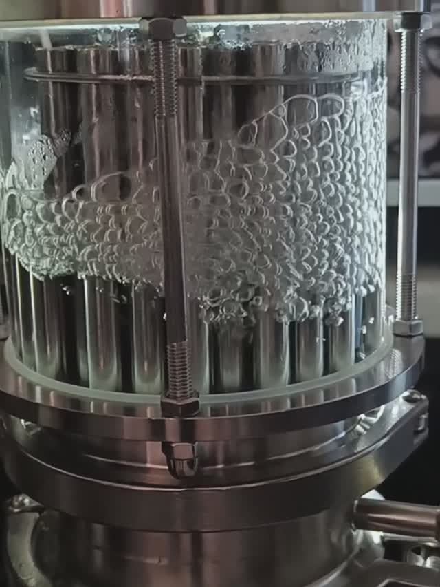 Медная тарельчатая колонна с мульти трубной царгой