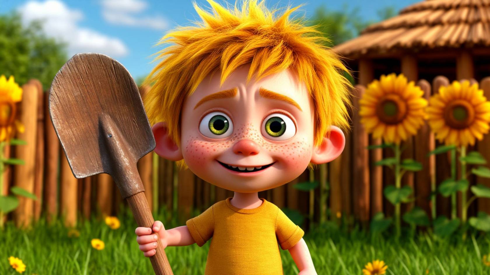 Антошка, Антошка, пойдём копать картошку - Весёлый мультик и Песенки для Детей и Малышей