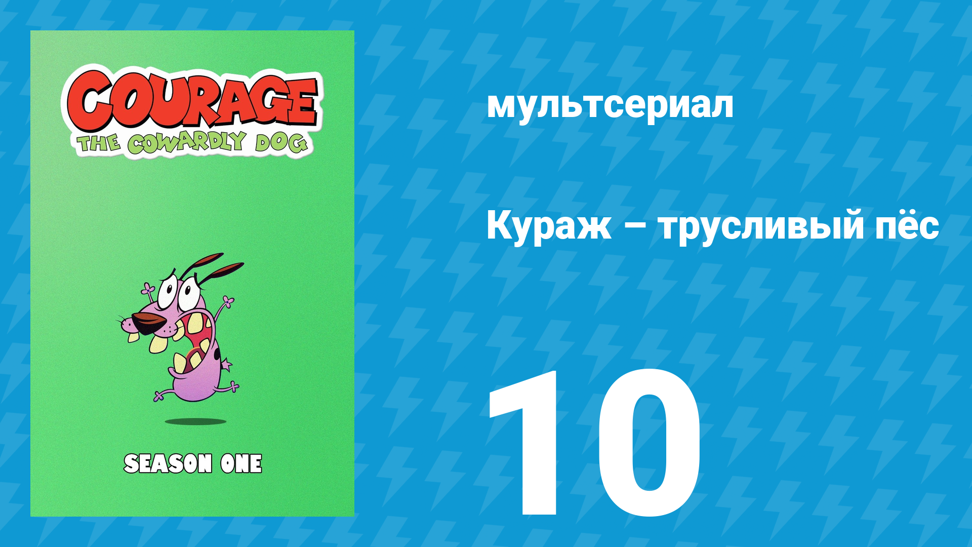 Кураж – трусливый пёс 1 сезон 10 серия «Снеговик / Милый и очаровательный» (мультсериал, 1999)