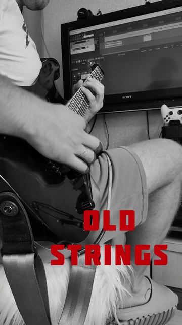 старые струны против новых струн #гитара #музыка