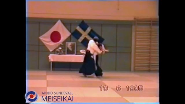11 Aikido Shomen Uchi Iriminage Nishio Sensei Uppsala 1995