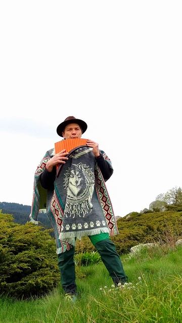 Однажды в Америке - пан-флейта в горах