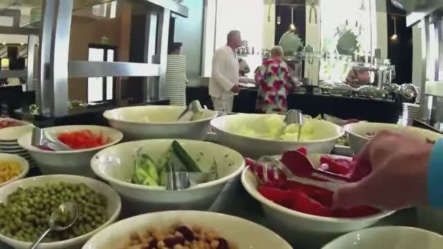 Крым. санаторий Форос.  Как и чем кормят. Шведский стол. Обзор