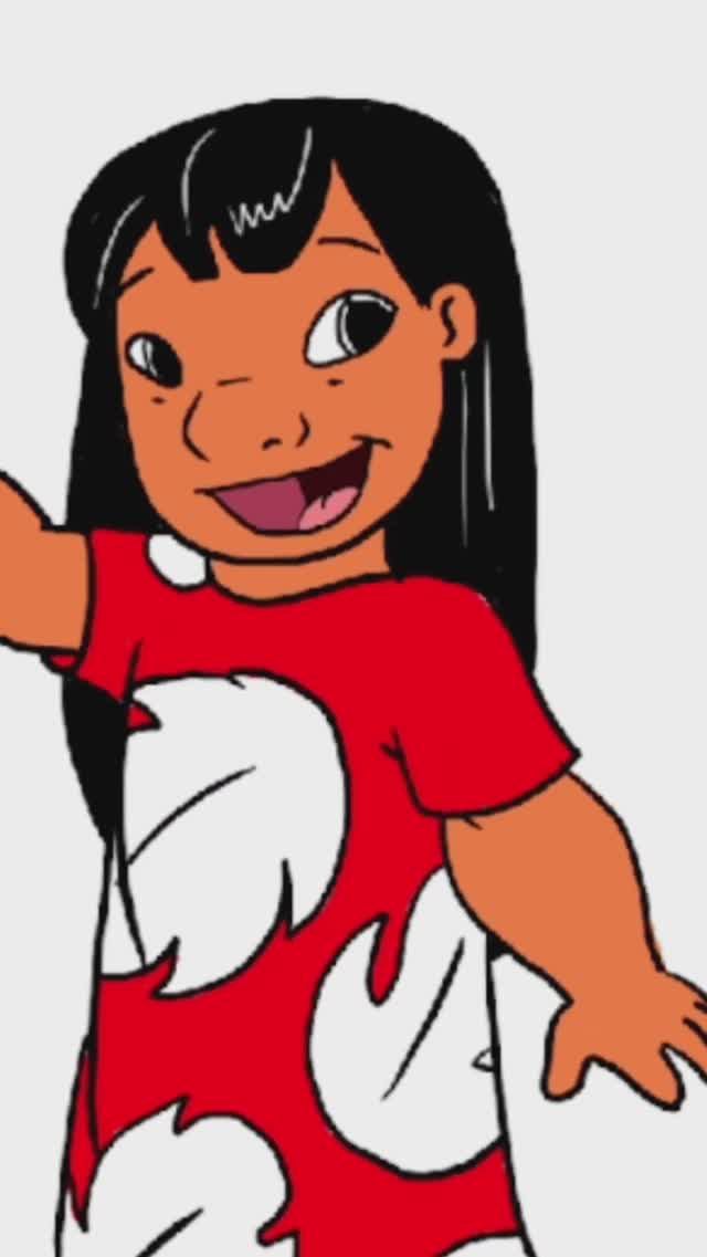 Как легко нарисовать Лило легко!