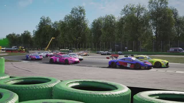 Assetto Corsa Competizione. Катаю трассу Monza онлайн.