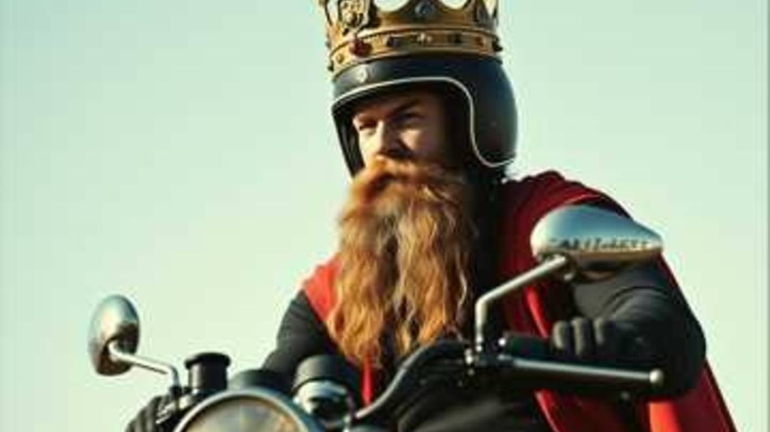 Он владел мотоциклом как царь