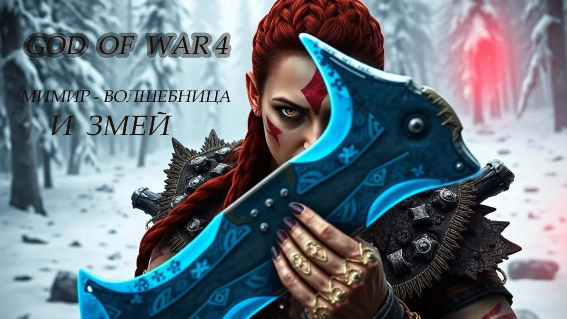 God of War 4 . Мимир - Волшебница и Змей .