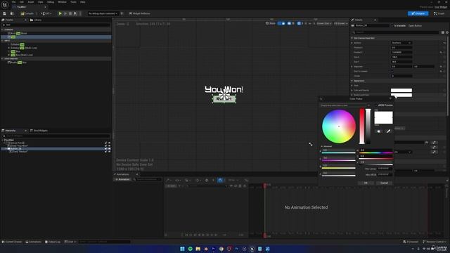 12 - Working on Win Lose Logic
