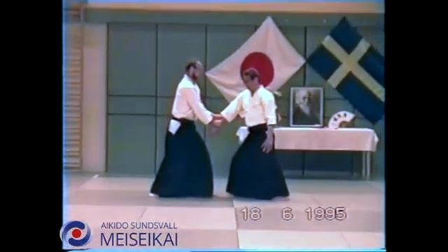 9 Aikido Morotedori Kokyo Ho Nishio Sensei Uppsala 1995