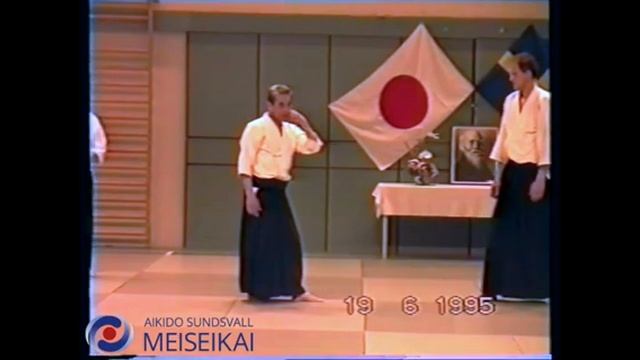 6 Aikido Shomen Uchi Nikyo Nishio Sensei Uppsala 1995