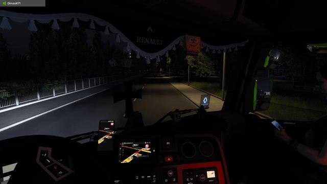 Euro Truck Simulator 2 гонки и нарушение пдд