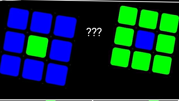 я нашëл баг в собирание кубика рубика