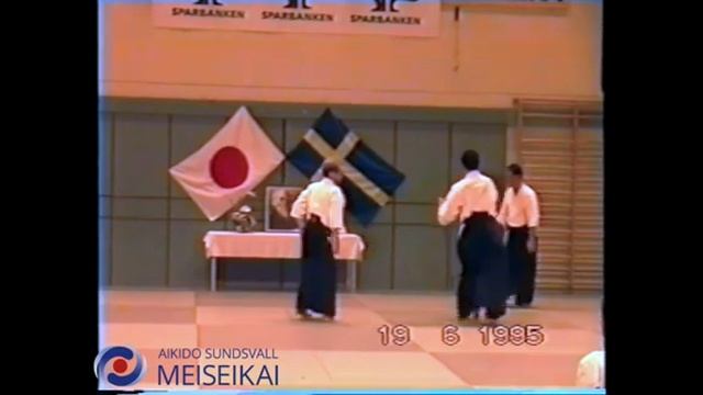 10 Aikido Shomen Uchi Ikkyo Omote Nishio Sensei Uppsala 1995