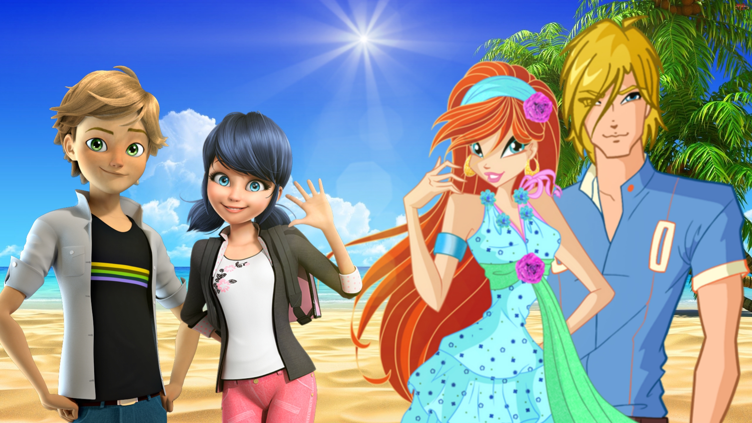 Винкс,Леди Баг и Супер-Кот Клип Лето☀️💖✨