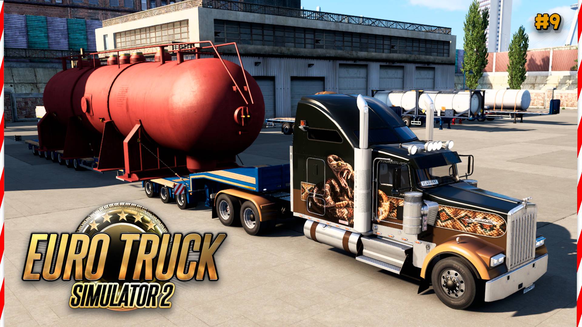 Euro Truck Simulator 2 | Негабаритный груз #9 | PXN v10pro Direct Drive