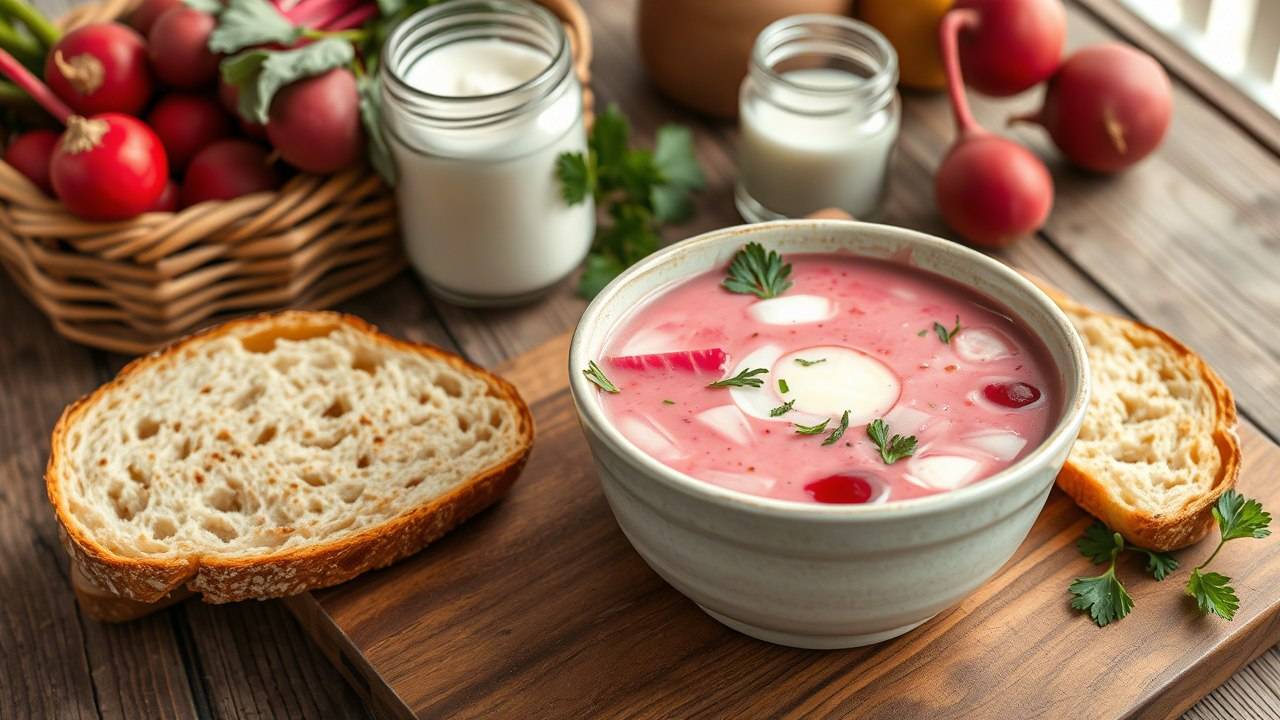 Секрет легкости: холодный Суп из Редиса, который спасёт в жару!