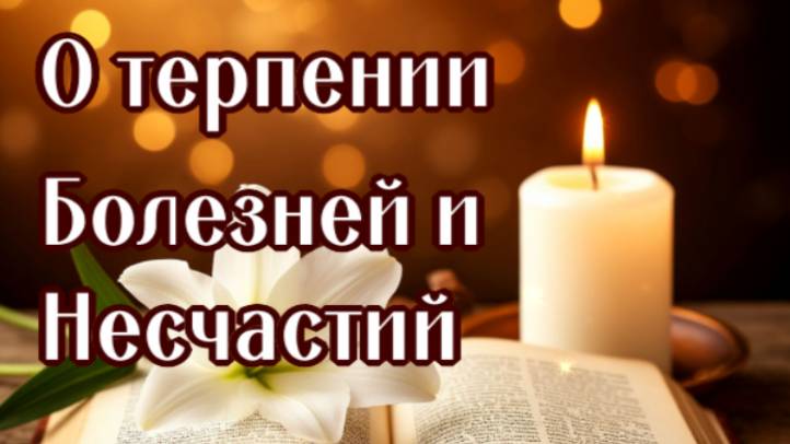 О ТЕРПЕНИИ БОЛЕЗНЕЙ И НЕСЧАСТИЙ