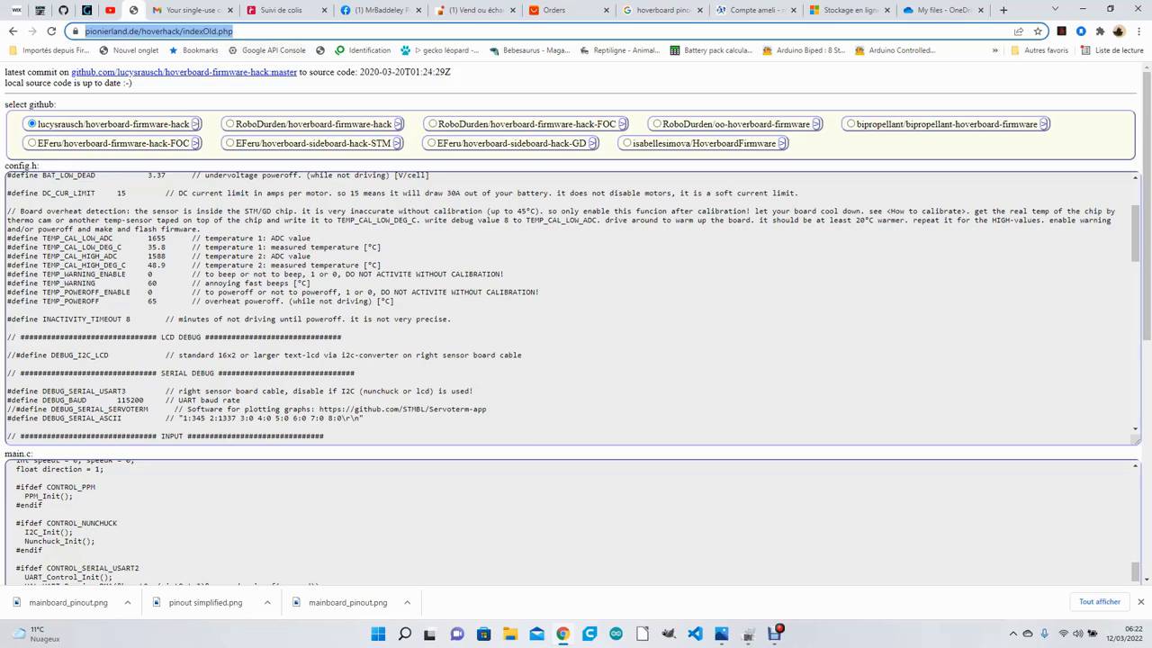 Как скомпилировать новую прошивку для материнской платы гироскутера