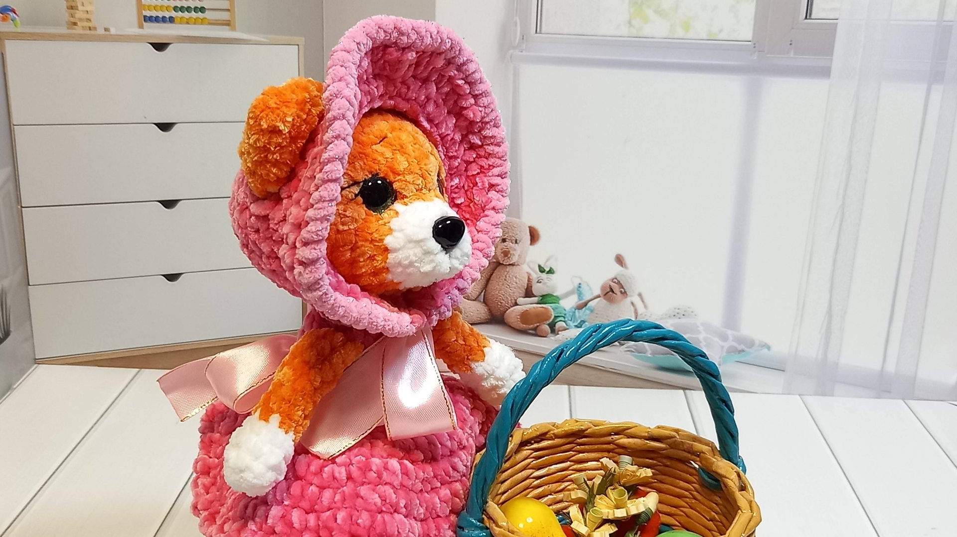 01.06.25 Отчет в марафоне "Вязание это серьезно " 22 неделя - Лисичка в шляпе.🌷🌷🌷