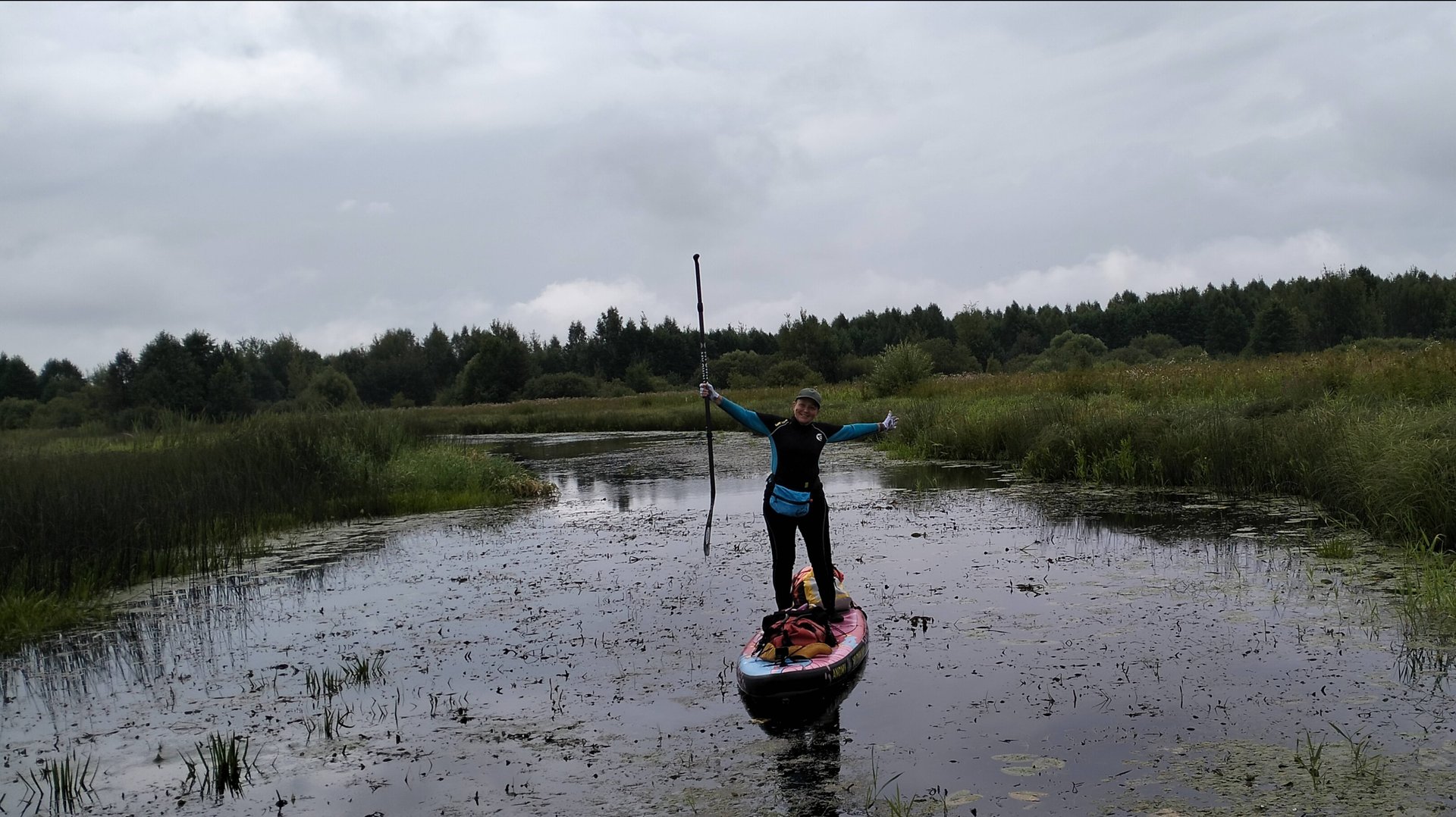 Сплав от Луха до Талиц на сапборде. Часть 5-я: Озеро Шадрино -Талицы