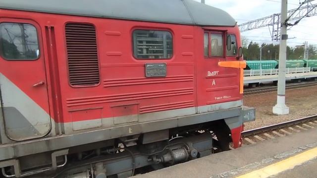 Рождение теплоэлектрички. Станция Зеленогорск. 1.06.25.