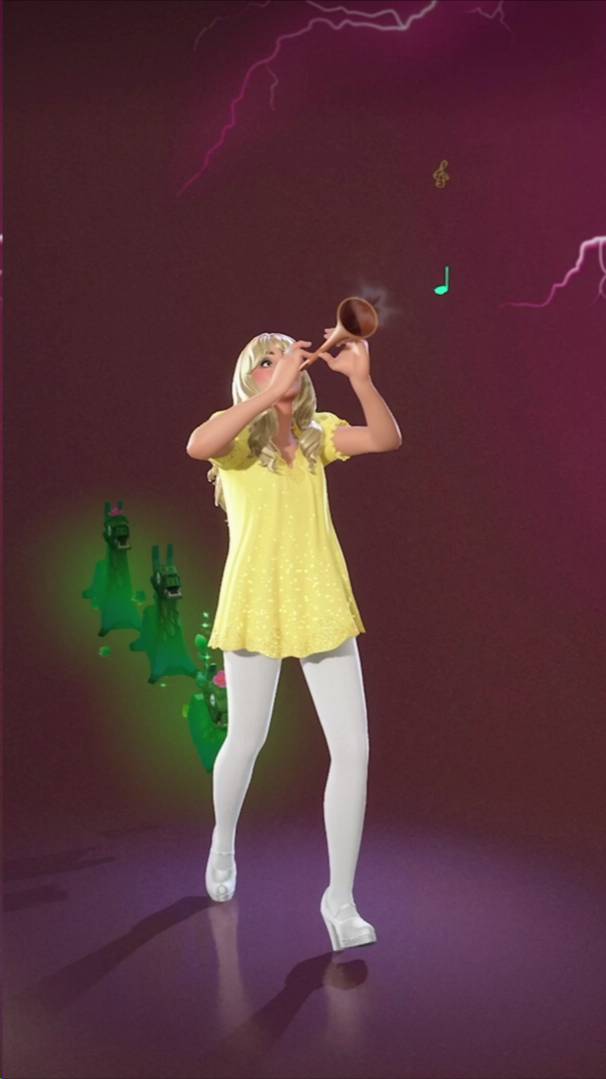 Fortnite Emote Follow the Piper Sabrina Carpenter #Shorts