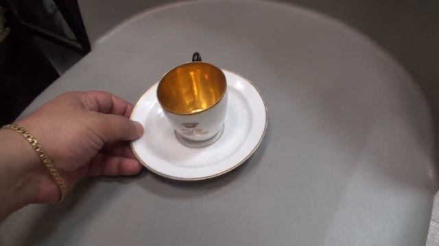 Карнилов русский фарфор 19 века кофейная пара подбор в супер состоянии на продажу музейный фарфор