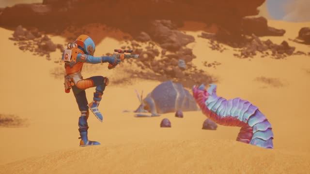 Revenge of the Savage Planet. Прохождение #10. Альфа Ваперон и Огромный Червь.