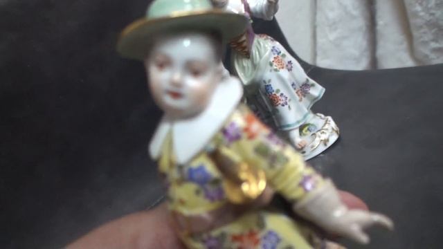 Мейсен 4 фарфоровые фигуры начало 20 века в супер состоянии на продажу