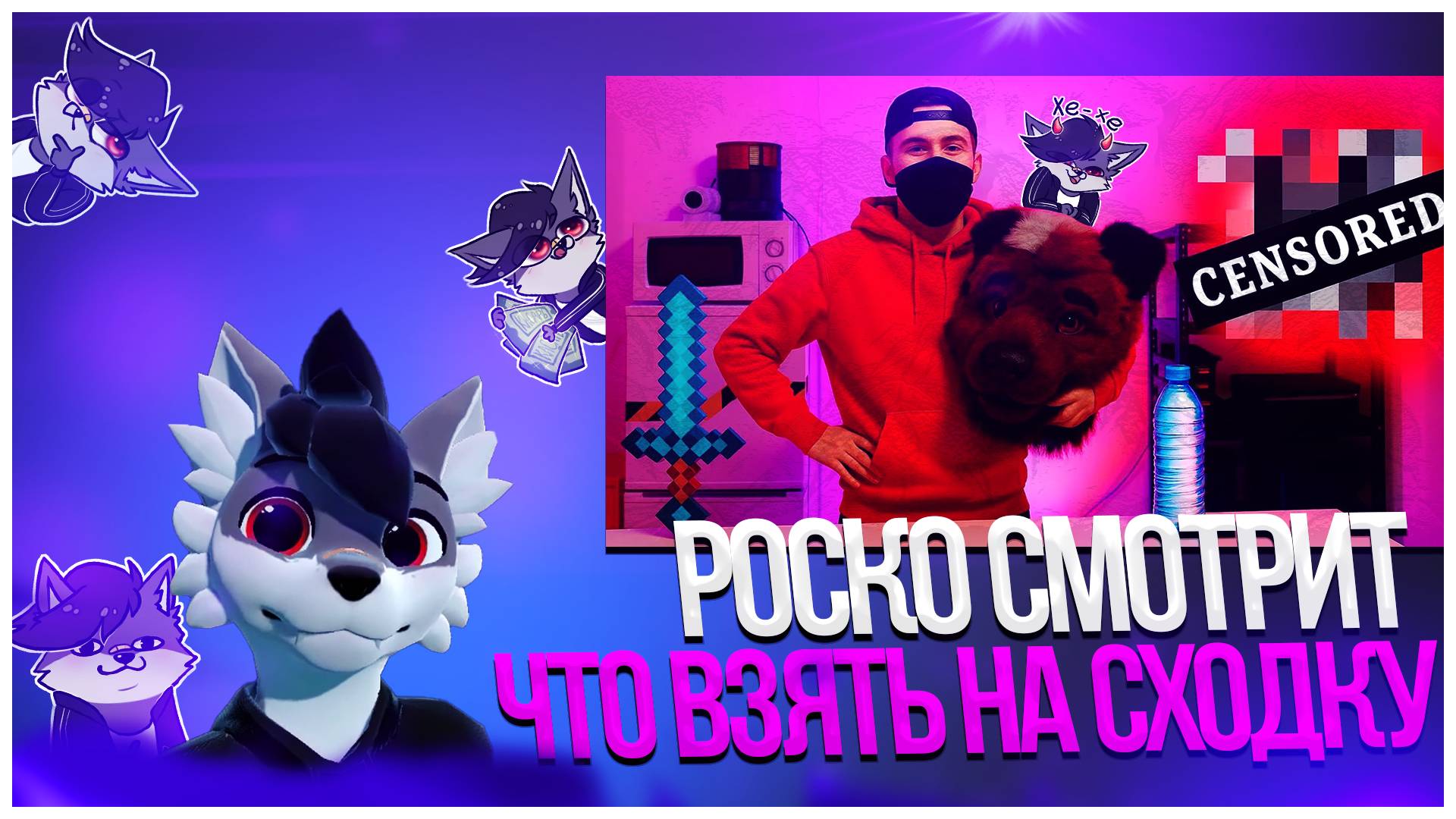 🐺 Роско смотрит Dipper Vaxerov - ЧТО ТЕБЕ НАДО ВЗЯТЬ НА СВОЮ ПЕРВУЮ ФУРРИ СХОДКУ