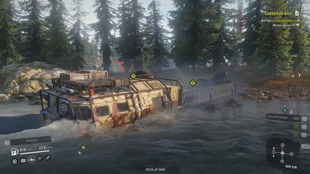 Snowrunner штат Юкон. Бытовки.